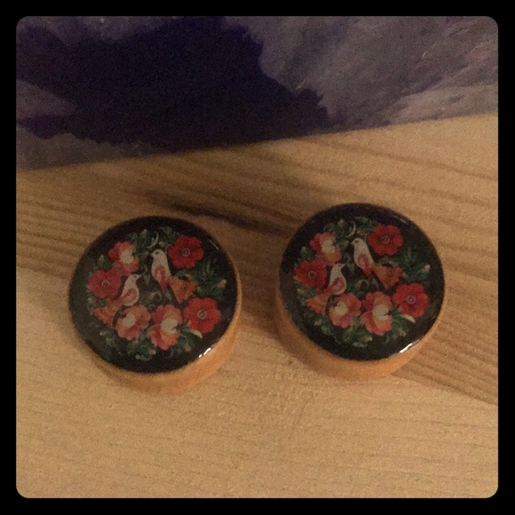Jewelry | 1 Wooden Love Bird Ear Plugs | Poshmark